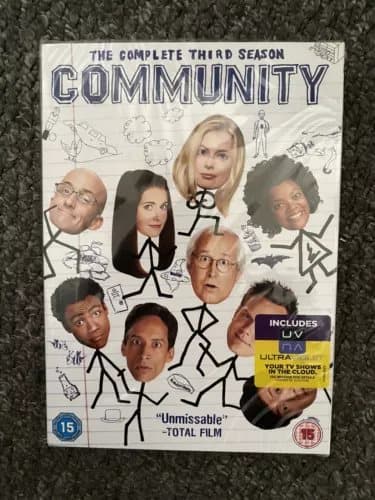 COMMUNITY COMPLETE SERIES 3 DVD 3rd Third Season Three R2 Region 2 ...