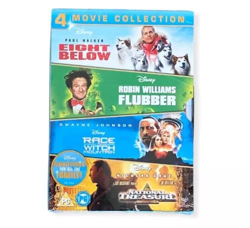 Disney Adventures 4 Movie Collection Box Set DVD 2013 PG Region 2 Brand ...