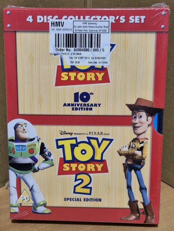 Rare Toy Story 10th Anniversary Edition & Toy Story 2 Special Edition ...