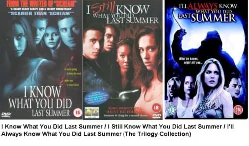 I KNOW WHAT YOU DID LAST SUMMER TRILOGY DVD ALL 3 MOVIE FILM STILL I'LL ...