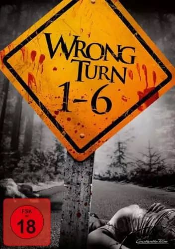 WRONG TURN MOVIE COLLECTION 1 2 3 4 5 6 [6 Disc Set] Region 2 DVD Brand New | CDON