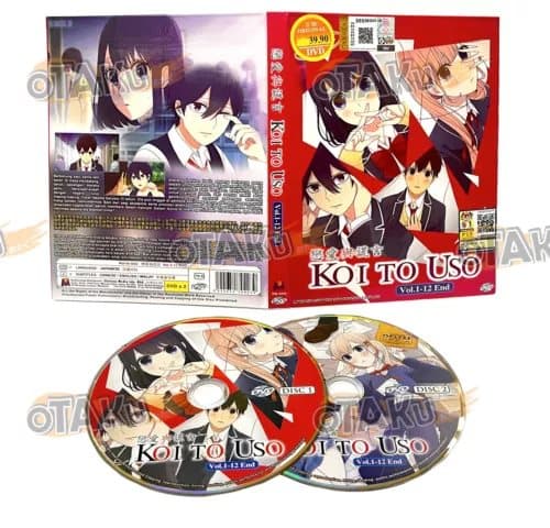KOI TO USO - ANIME TV SERIES DVD BOX SET (1-12 EPS) ENG SUB | SHIP FROM ...
