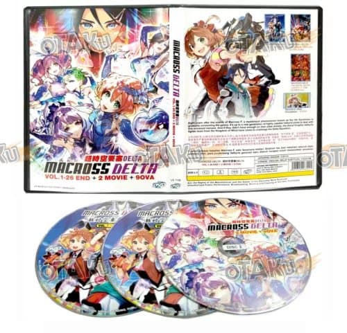 MACROSS DELTA - ANIME TV SERIES DVD (1-26 EPS+2 MOVIES+9 OVA) SHIP FROM ...