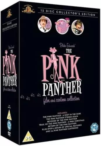 THE PINK PANTHER COMPLETE 6 MOVIE FILM + 124 CARTOON EPISODES ...