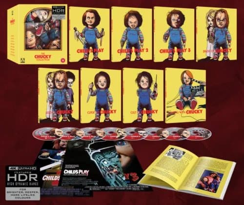 The Chucky Collection Limited Edition [18] 4K UHD Box Set Region 2 ...