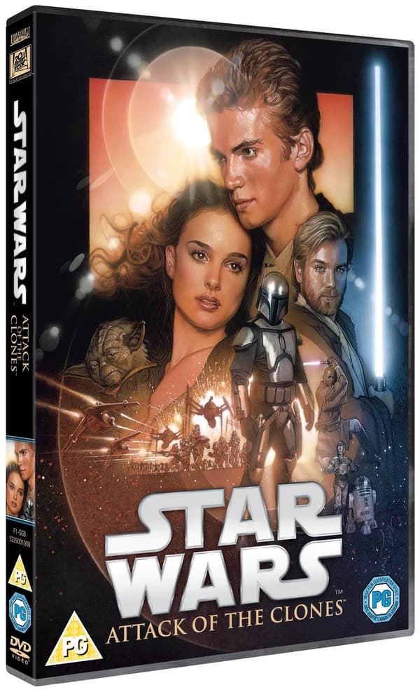 Star Wars: Episode II - Attack of the Clones (DVD) Christopher Lee Jimmy Smits Brand New | CDON