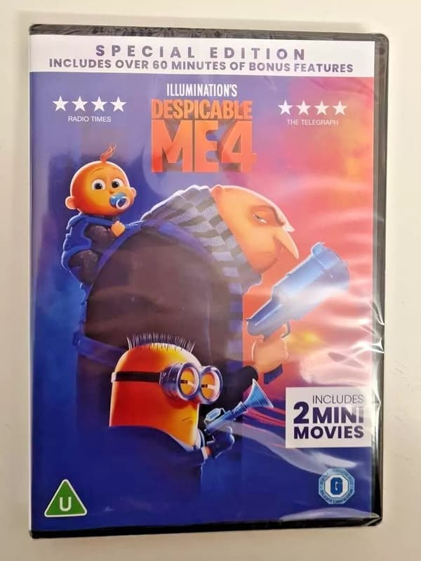 DESPICABLE ME4 ME 4 DVD Brand New | CDON