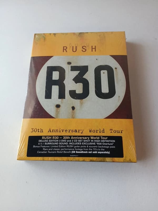 Rush - R30 - 30th Anniversary World Tour 2 CD AND 2 DVD SET AND Brand ...