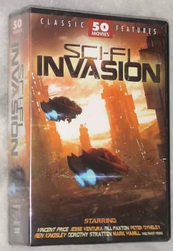 Sci-FI Invasion 50 Science Fiction Movies DVD Box Set Region 2 Brand ...