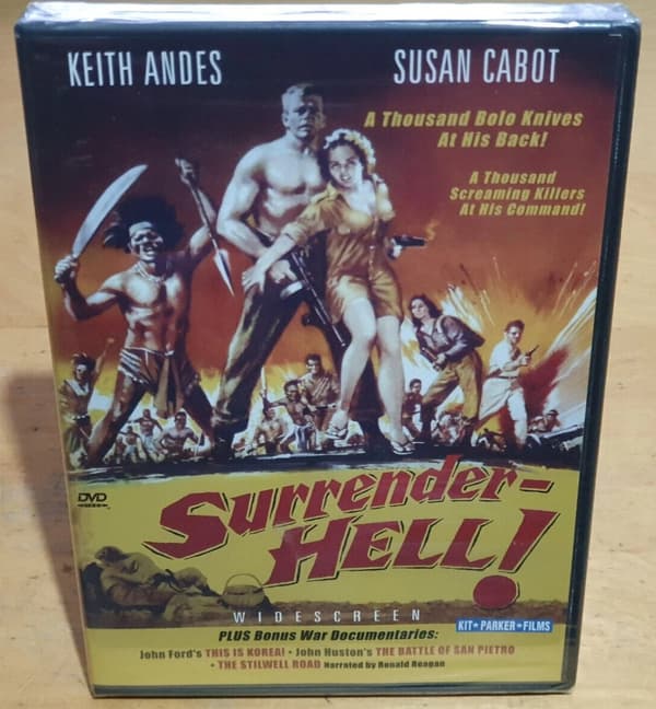 Surrender-Hell DVD Region Free Keith Andes & Susan Cabot Brand New | CDON