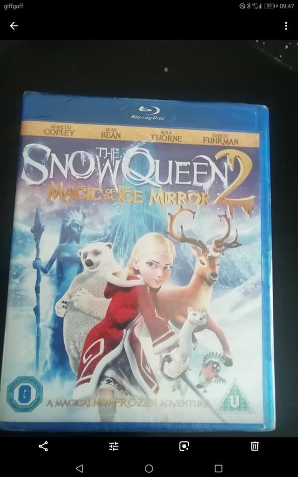 The Snow Queen Magic of The Ice Mirror (Bluray, 2015) . Cert U. Brand ...