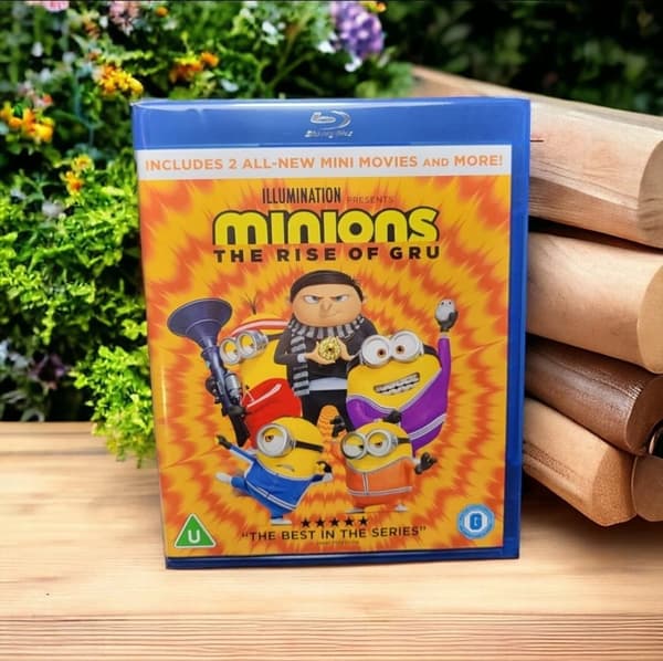 Minions the rise of Gru blu ray Run time 87 min approx foil P&P Free ...