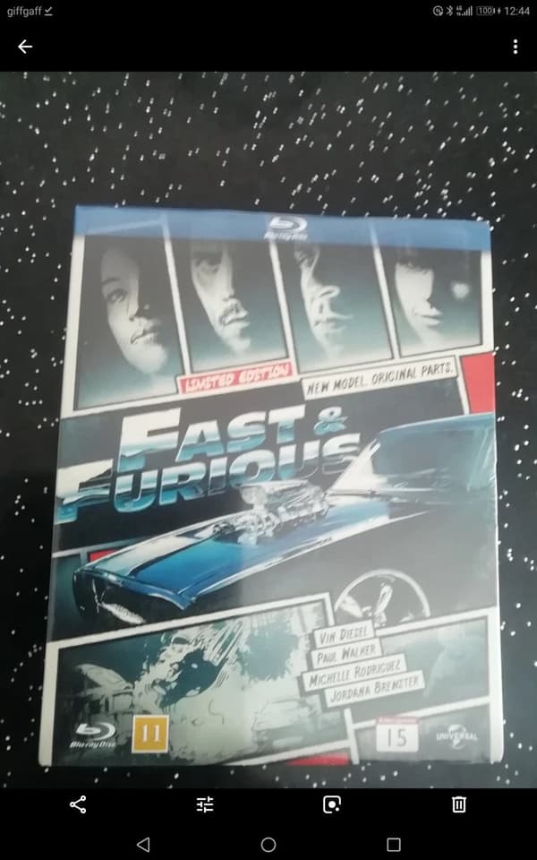 Fast & Furious Limited Edition (Bluray, 2012) . Cert 12. Incls Slip ...