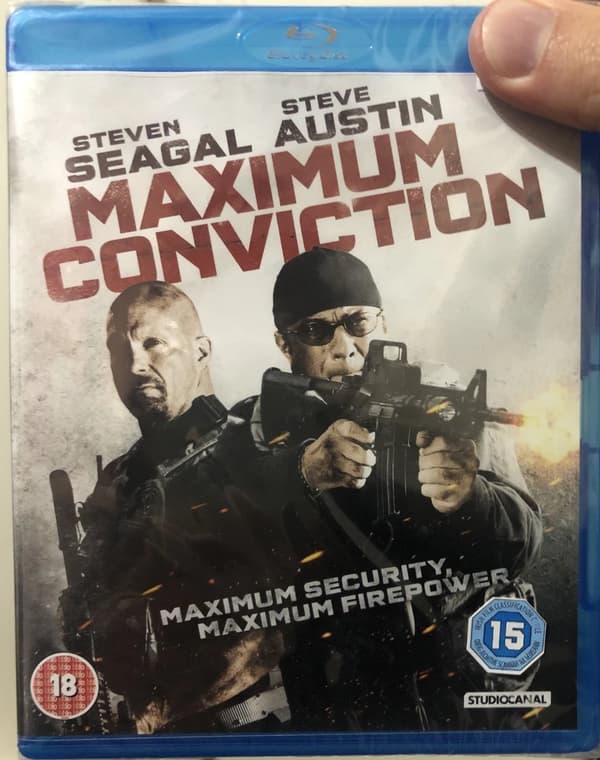Maximum Conviction Rare Action Thriller WWE Steve Austin Steven Seagal Blu Ray Brand New | CDON
