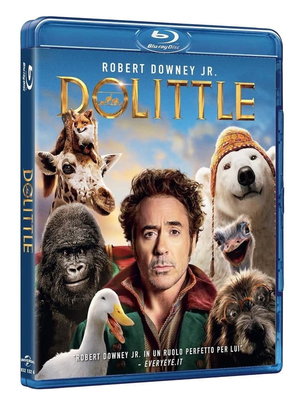 Dolittle (Bluray) Robert Downey Jr. Tom Holland Marion Cotillard Ralph Fiennes Brand New | CDON