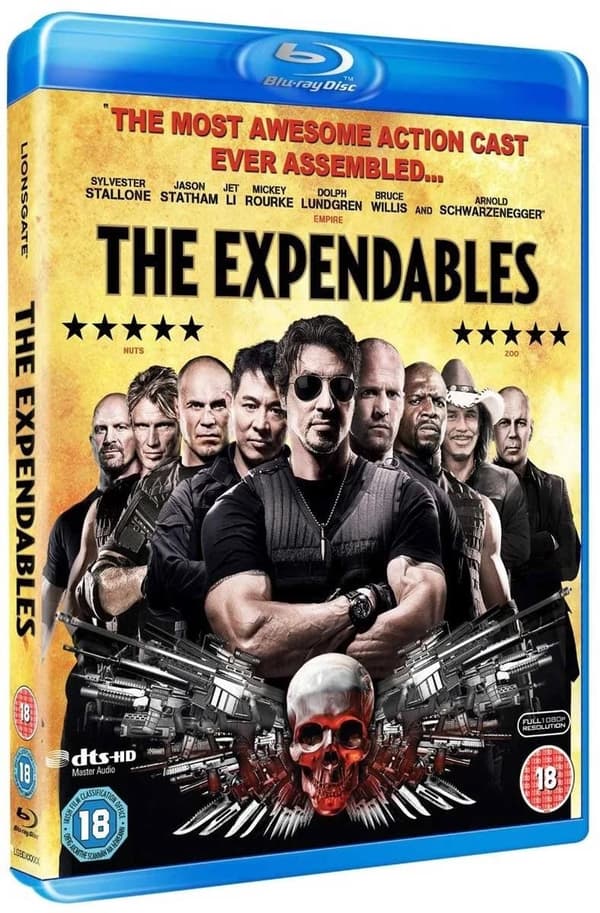 Expendables (Bluray) Sylvester Stallone Jason Statham Jet Li Mickey Rourke Brand New | CDON