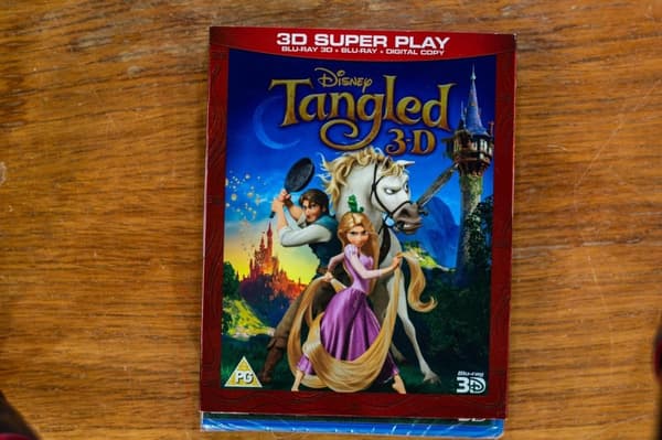 tangled 3d blu ray