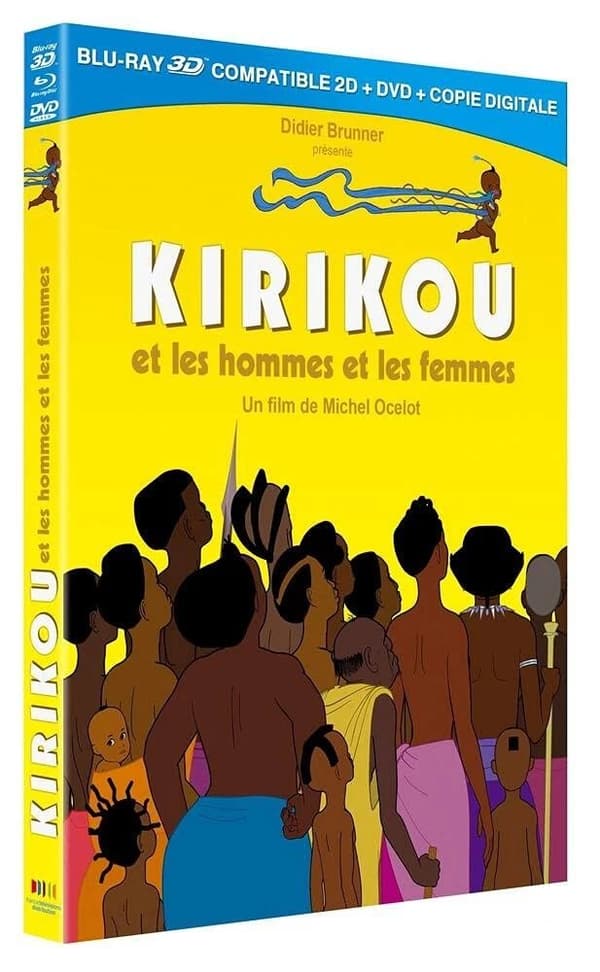 Kirikou et les hommes et les femmes combo dvd + brd (Bluray) Brand New ...