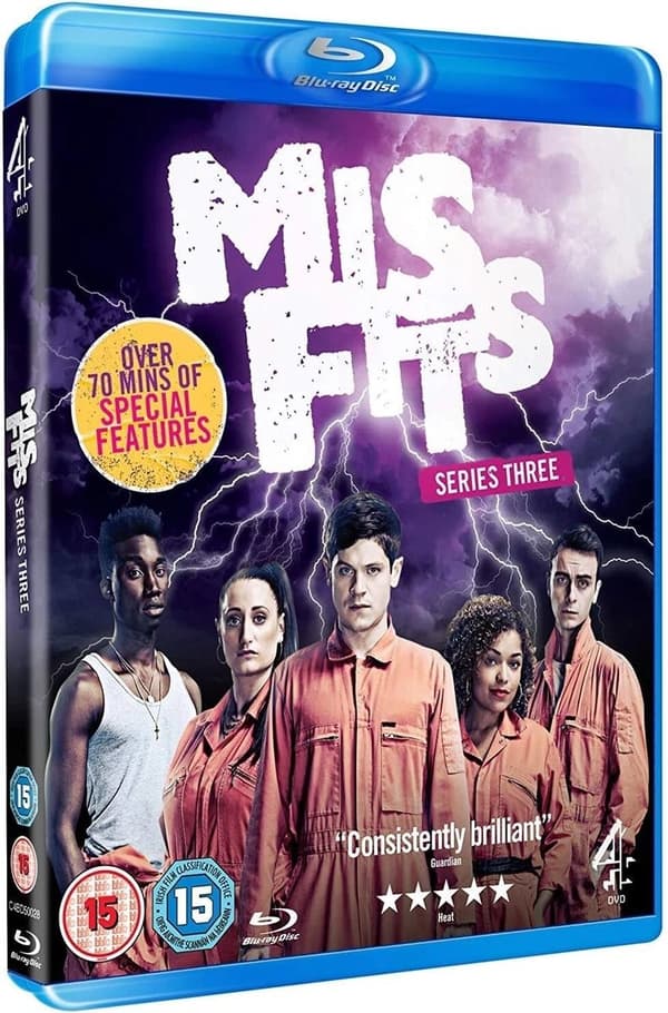 MISFITS Complete Series 3 blu ray 3rd Third Season Three MIS FITS Brand ...