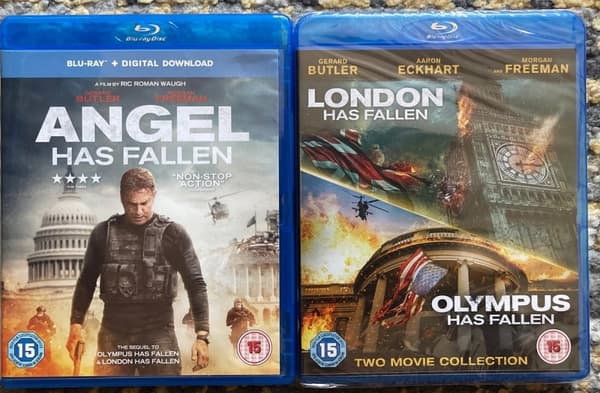 London Has Fallen/Olympus Has Fallen + Angel has Fallen Mint BluRay 3logy Brand New | CDON