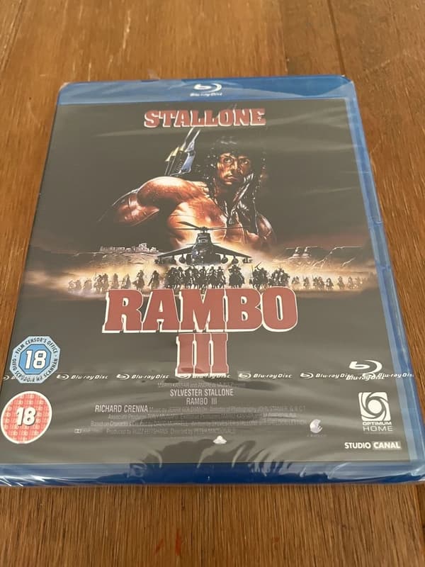 Rambo III Bluray (2008) Sylvester Stallone, McDonald (DIR) cert 18 ...