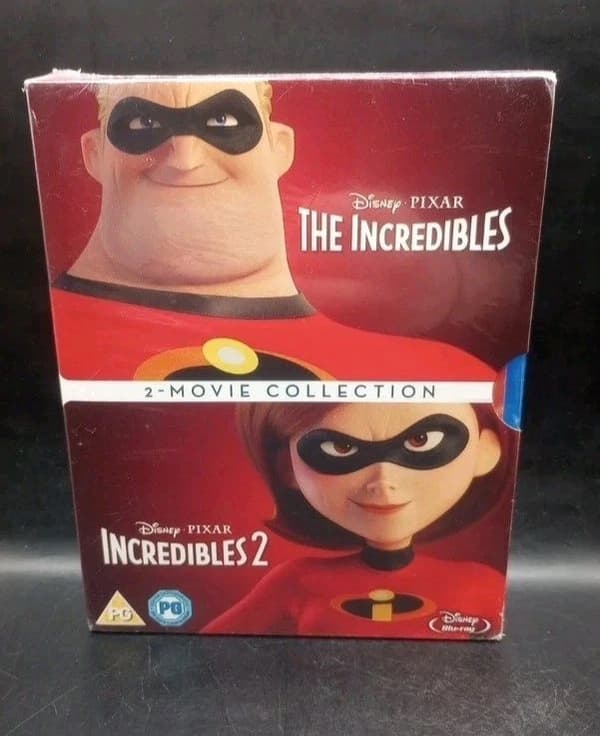 Disney Pixar The Incredibles and Incredibles 2 [BluRay 2Movie ...