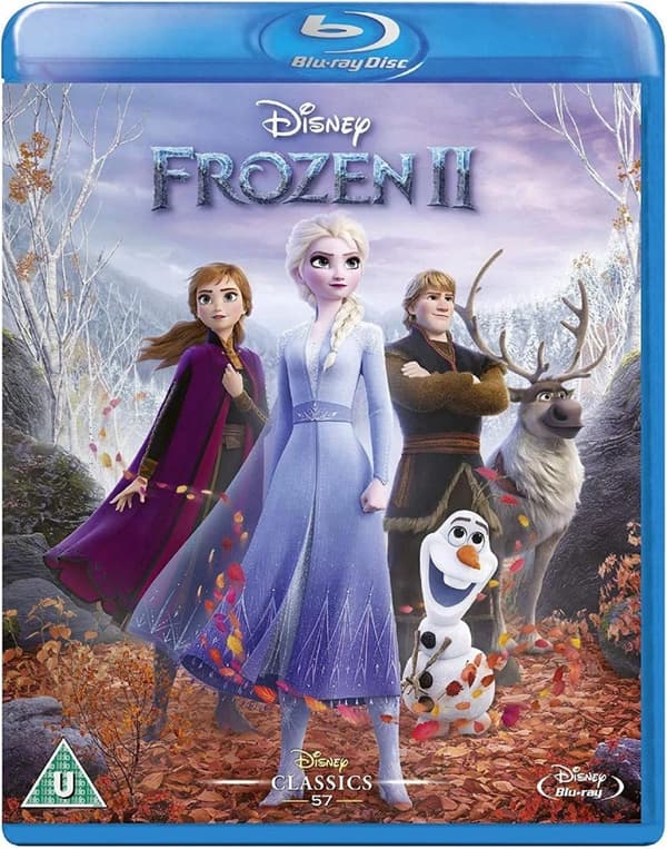 FROZEN PART 2 II BLU RAY TWO DISNEY ANIMATED CARTOON MOVIE FILM R2 ...