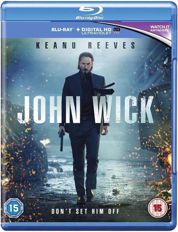 JOHN WICK PART 1 Blu Ray 1st First MOVIE FILM Keanu Reeves R2 Brand New | CDON