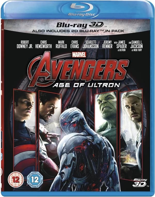 Avengers Age of Ultron Blu ray Robert Downey Jr Joss Whedon 3D Movie Film R2 Brand New | CDON