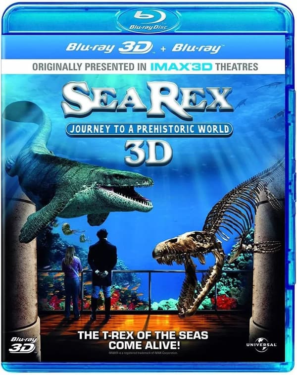 SEA REX 3D: JOURNEY TO A PREHISTORIC WORLD Bluray 3D Original R2 Brand ...