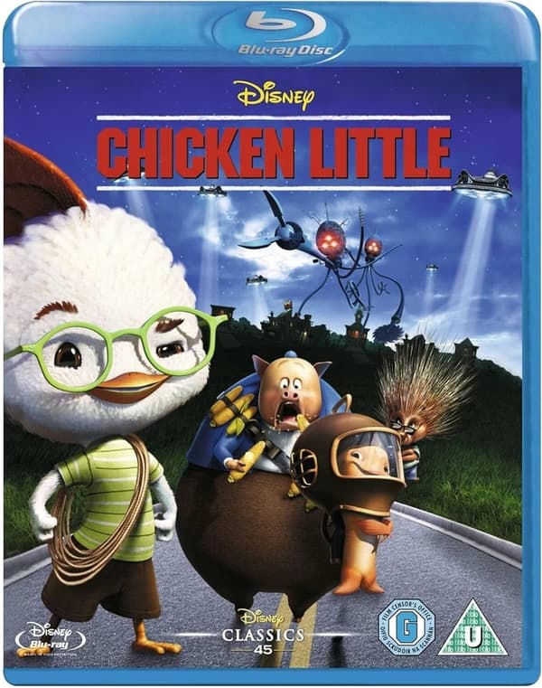 CHICKEN LITTLE Bluray Mark Dindal Walt Disney Animated Movie Film R2 ...