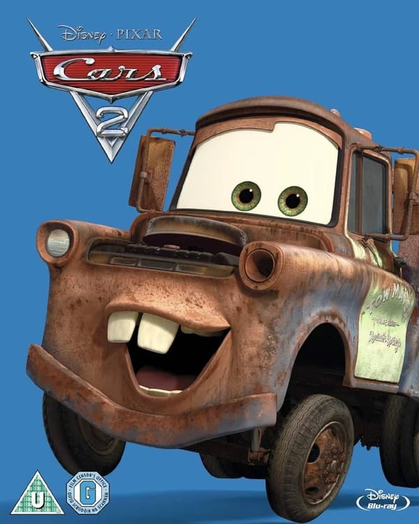 CARS PART 2 Bluray Walt Disney Pixar Animation Second 2nd Movie Two ...