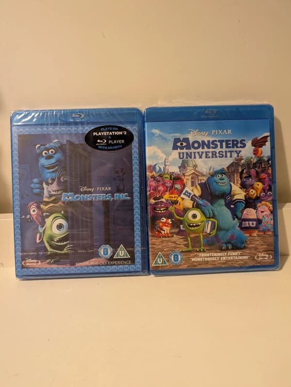 Monsters Inc Monsters University Blu Ray Bundle Brand New | CDON