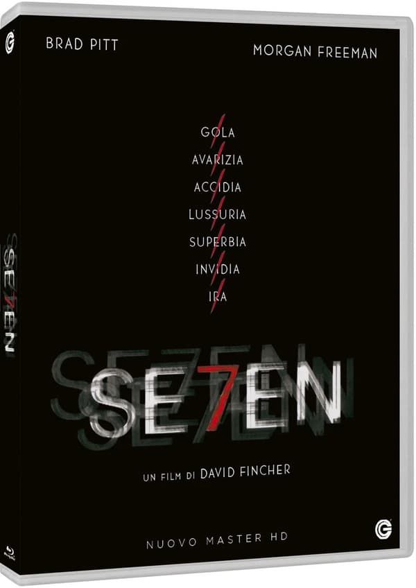 Seven (Bluray) Pitt Freeman Paltrow Mcginley Spacey Fincher David Brand ...