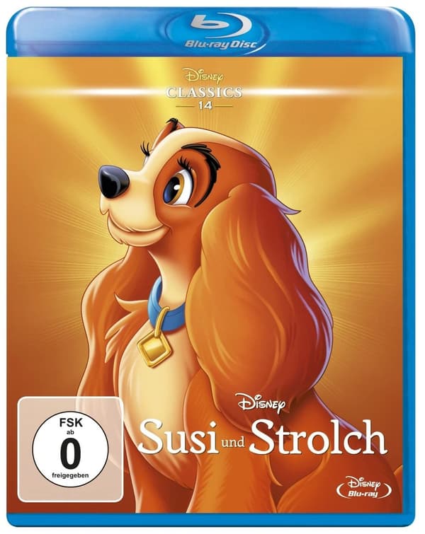 Susi und Strolch Disney Classics (Bluray) Clyde Geronimi Hamilton Luske ...
