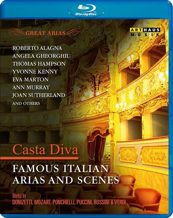 Casta Diva: Famous Italian Arias and Scenes (Bluray) Verdi Sutherland ...