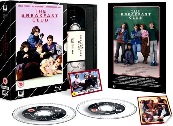 The Breakfast Club Limited Edition VHS Collection BluRay + DVD Brand ...