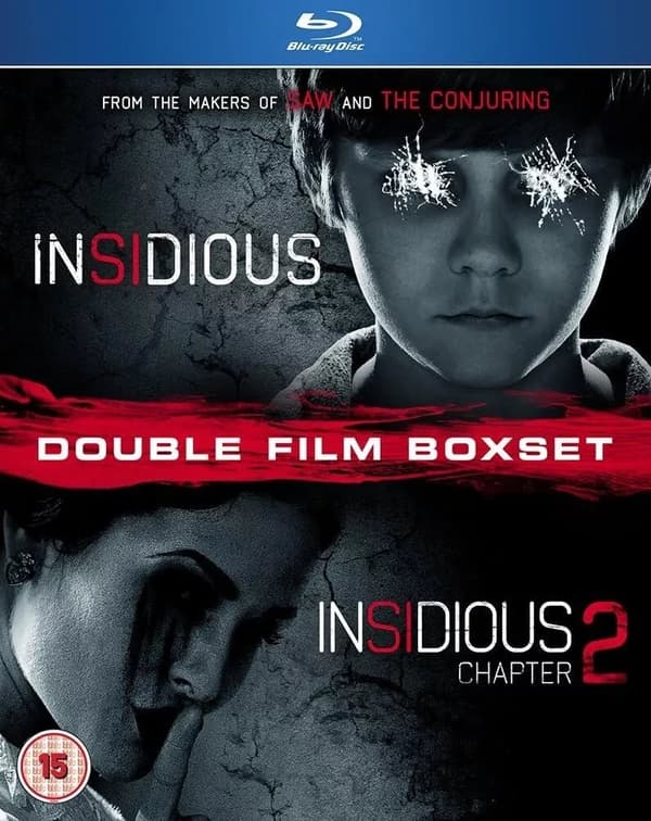 INSIDIOUS PART 1 AND 2 Blu Ray 1st 2nd First Second Double Movie Film ...