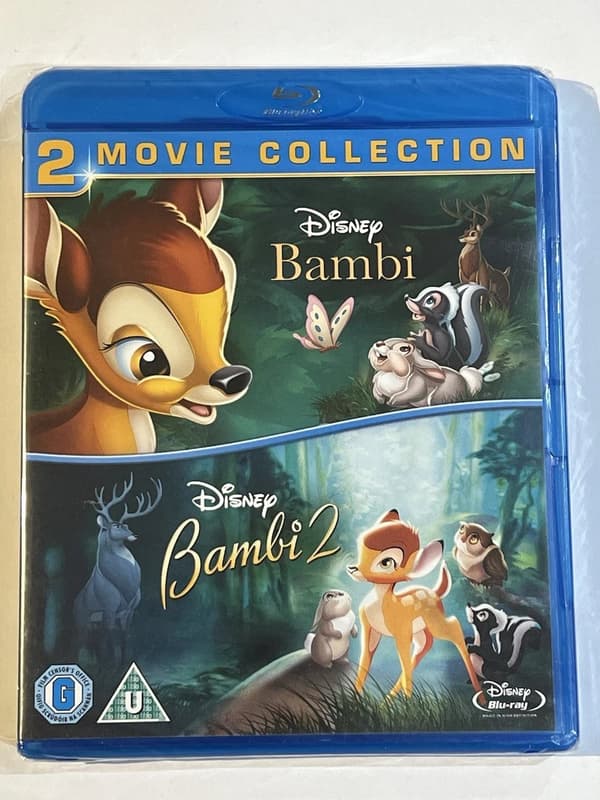 BAMBI AND BAMBI 2 BLU RAY BUNDLE MOVIE FILM DISNEY CLASSICS Brand New ...