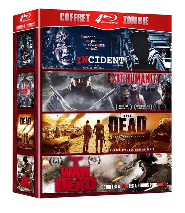 Zombie : Incident, Exit Humanity, The Dead, War Of The Dead (Bluray ...