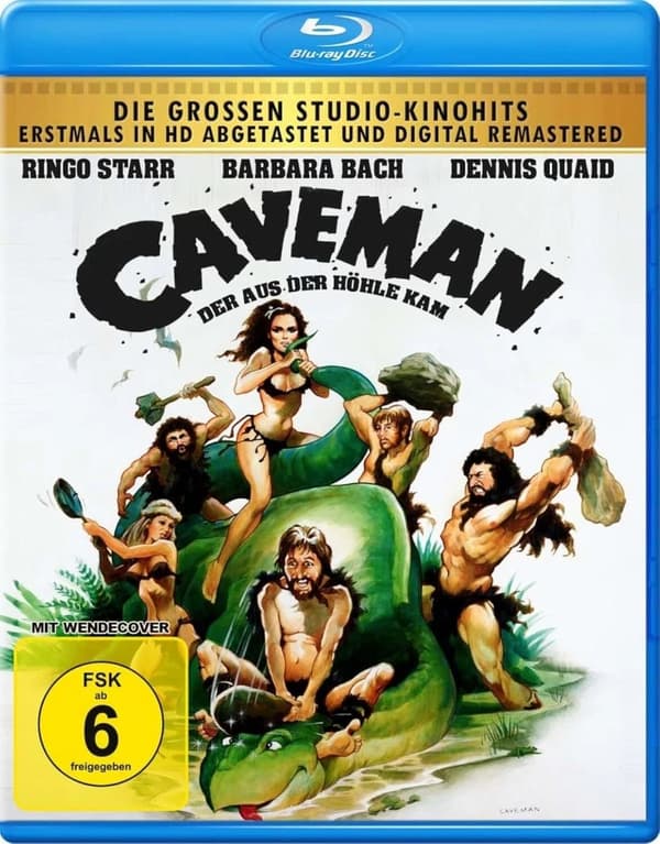 CAVEMAN 1981 / Remastered / Ringo Starr / Dennis Quaid Region B Blu Ray ...