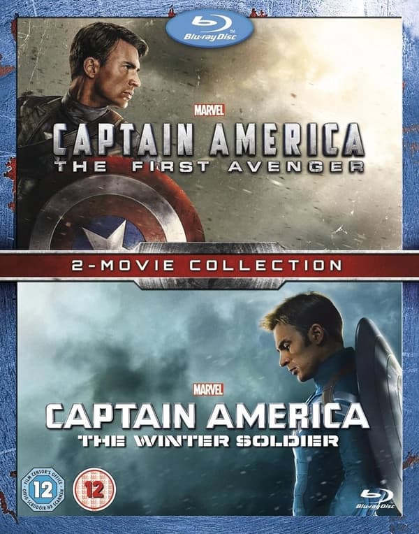 CAPTAIN AMERICA Blu Ray SET PART 1 + 2 FIRST AVENGER WINTER SOLDIER ...