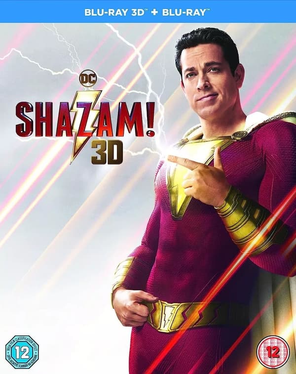 SHAZAM PART 1 BLU RAY 3D 1st MOVIE I FIRST FILM DC SUPER HERO R2 Brand ...