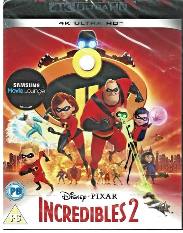 Disney Pixar Incredibles 2 4K UHD Ultra High Definition Movie Film ...