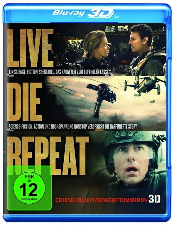 BD Live Die Repeat: Edge of Tomorrow (Bluray) Brand New | CDON