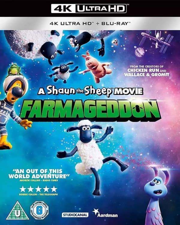 Shaun The Sheep Part 2 II Farmageddon 4K UHD Ultra HD Movie Film ...