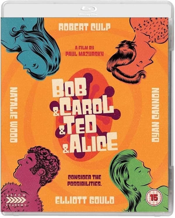 BOB & CAROL & ALICE Bluray Natalie Wood Paul Mazursky Movie Film R2 ...