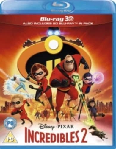 The Incredibles 2 3D+2D Region B Blu Ray Brand New | CDON