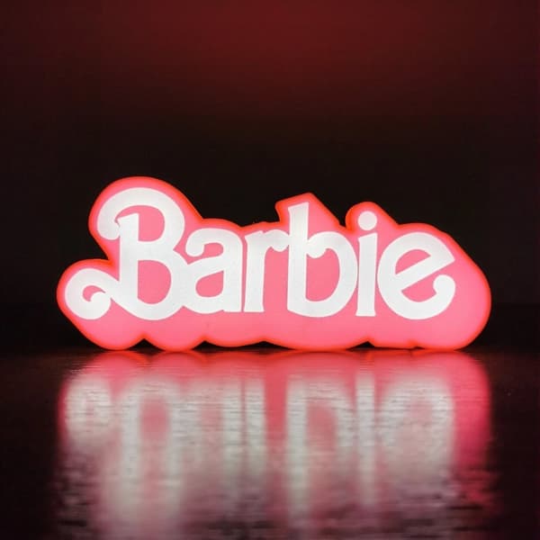 Barbie The Movie LED Sign, Logo Sign, USB Night Light, Hot Toys, Ken ...