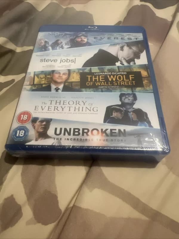 Everest / Theory of Everything / Wolf of Wall Street / Steve Jobs / Unbroken (Bl Brand New | CDON